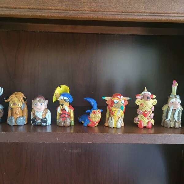 The Muppets Desk Buddies Clay Figures Mah Na 3 Pack Handmade Polymer ...