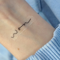 3 Connecting Hearts Temporary Tattoo - Etsy