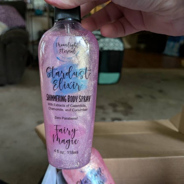 Witchwood Shimmering Body Spray Stardust Elixir Caramel, Woods, Vanilla ...
