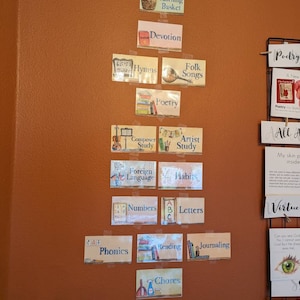 Pocket Chart Picture Schedule Kindergarten Picture Schedule - Etsy