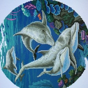 Sea Cross Stitch Pattern Colorful Art DIY X-stitch Chart - Etsy