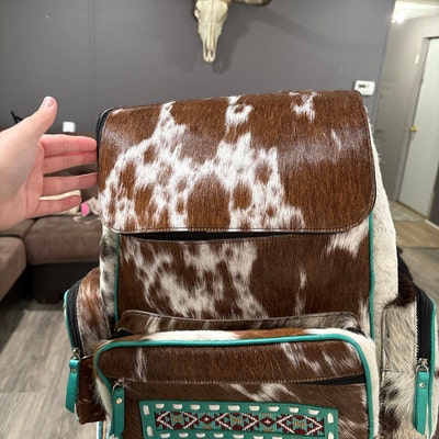 Tooled Cowhide Carry on Luggage - Etsy