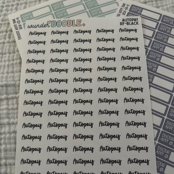 Staff Meeting Planner Stickers AW-014 Font AW Work Stickers, Meeting ...