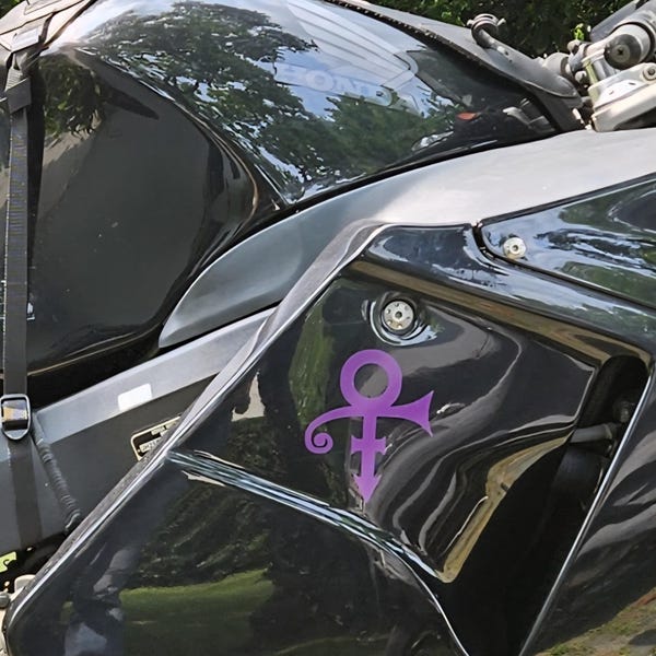 Prince Symbol Bumper and Glass Vinyl Decal - Etsy