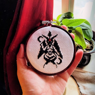 Baphomet Satanic Cross Stitch Pattern / Digital PDF - Etsy