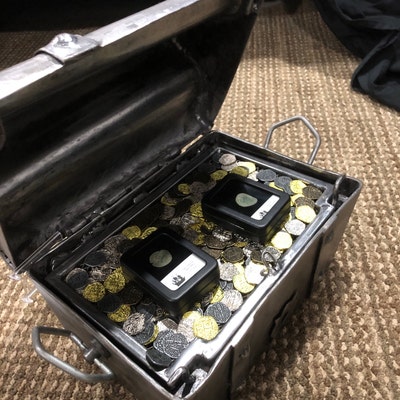 Ancient Roman Empire Bronze Coin in Glass Case Authentic - Etsy