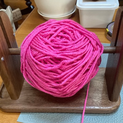 Yarn Holder, Handmade, Yarn Spinner, Yarn Caddy, Yarn Spindle, Yarn ...