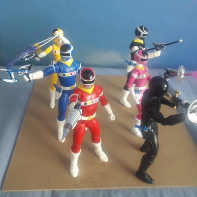 Power Rangers in Space Combined Weapons Quadro Blaster - Etsy