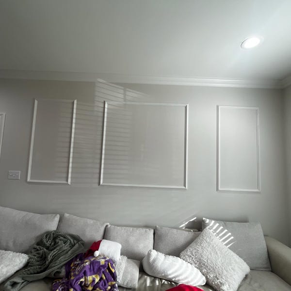 Wall Molding Package Ready to Assemble, Pre-cut Factory Primed, Wall ...