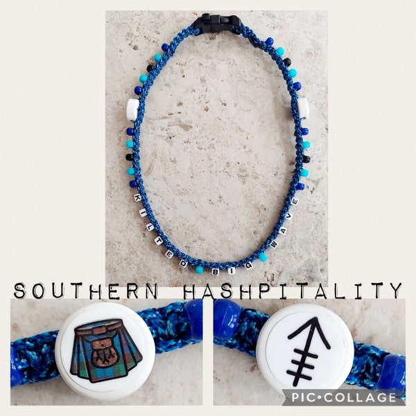 Option2 - Custom Paracord Hash House Harriers Necklaces (resin/ceramic ...