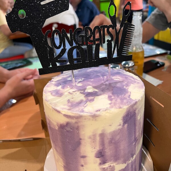 Hair Dresser Cake Topper, Hair Stylist Cake Topper, Barber Cake Topper ...