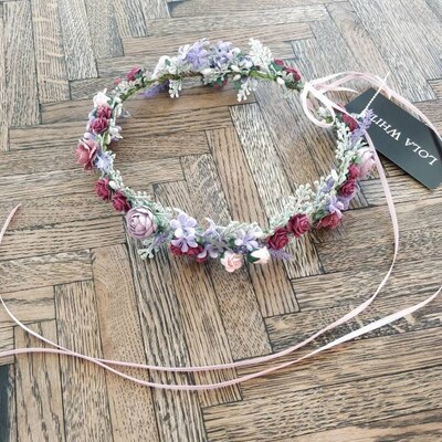 Gold Flower Crown, Gold Halo Crown, Gold Leaf Crown, Golden Floral ...