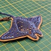 Manta Ray Bag Charm Pattern | Leathercraft Pattern & Tutorial | PDF Ai ...