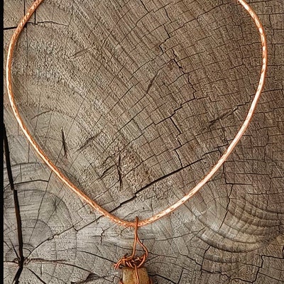Copper Choker-neck Wire 1 Heavy Wire Very Comfortable Fit Just Add Any ...