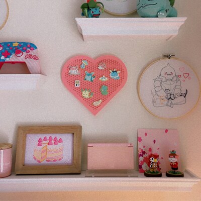 Enamel Pin Board Display for Pin Collectors hexagon Wall - Etsy