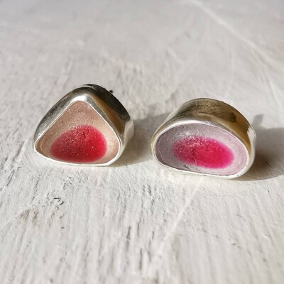 Rainbow Drops..seaglass Picture Seaham Seaglass. Hand Made - Etsy