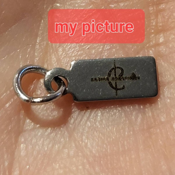 50 Custom Stainless Steel Charm, Gold Silver Personalized Charm, Logo ...