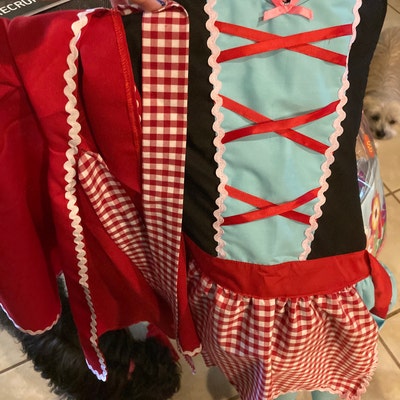 Little Red Riding Hood Costume, Fairy Tale Apron, Retro Apron, Dress up ...