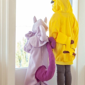 Pokemon Mewtwo Mew Two Costume Child Sizes 4to8 - Etsy