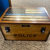 Police Thin Blue Line Keepsake Box - Etsy