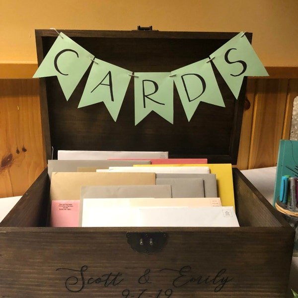 Shabby Chic Wedding- Rustic Wooden Card Box - Rustic Wedding Card Box ...