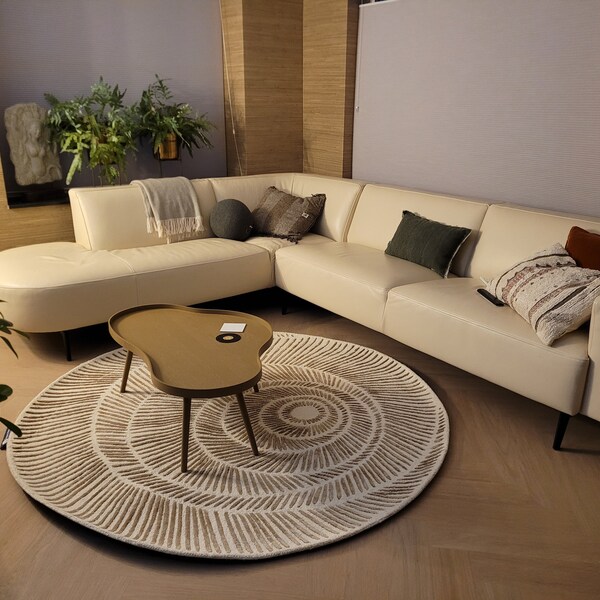 Cream Color Tufted Cut Woolen Tufted Rug 9x12 5x8 8x10 Hand-woven Wool ...