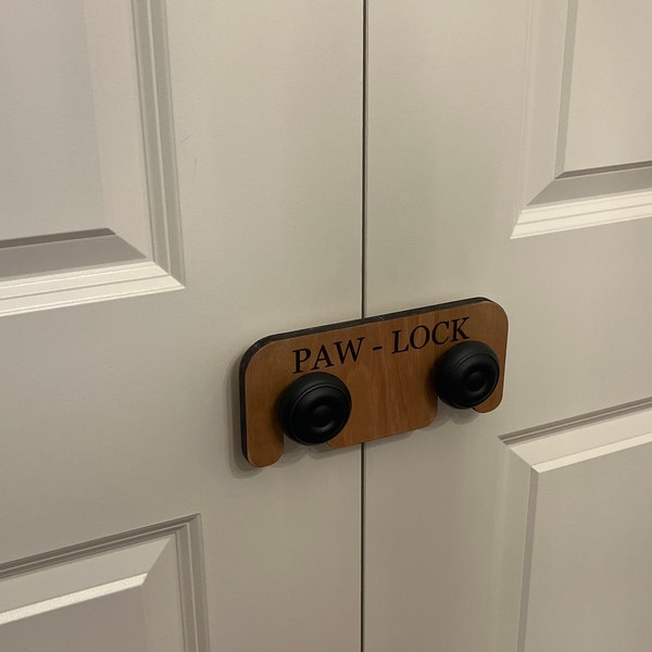 Paw-lock - to Keep Those Pesky Animals From Opening the Interior French ...