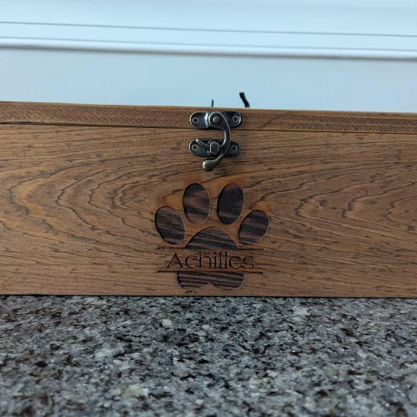 Cat Keepsake Box -cat Memorial Pet Urn -personalized Pet Urn -pet Memory Box -pet Memory Chest ...