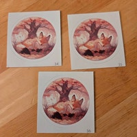 Fox Sticker Cute Fox Sticker Gift Happy Fox Sticker Laptop Decal Cute ...