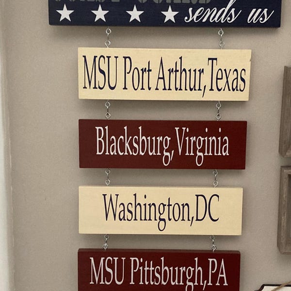Marine Corps Décor USMC Duty Station Sign Military Retirement Gift for ...