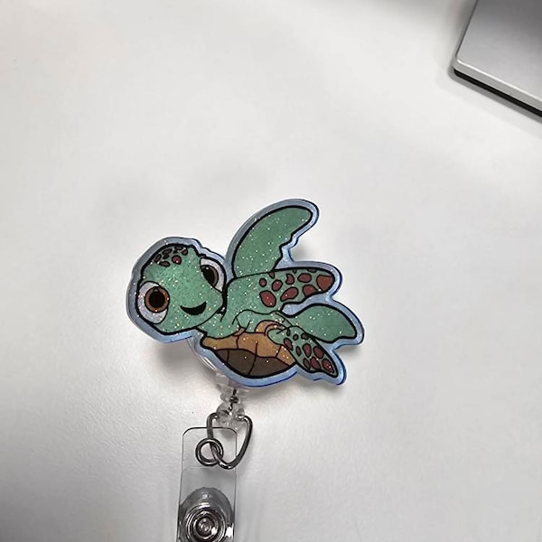 Squirt Crush Finding Nemo Retractable ID Badge Reel Nurse Teacher Badge ... Squirt Crush Finding Nemo Retractable ID Badge Reel Nurse Teacher Badge ...