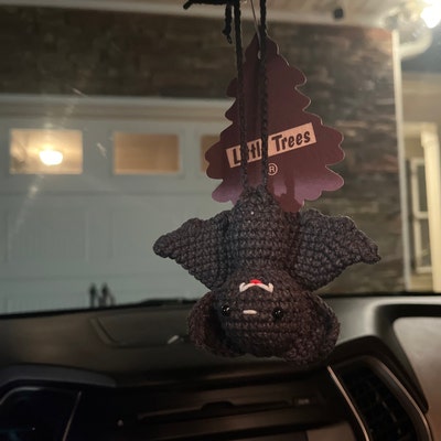 Kawaii Car Accessory Bat Plush, Goth Car Decor, Weird Plushy Monster ...