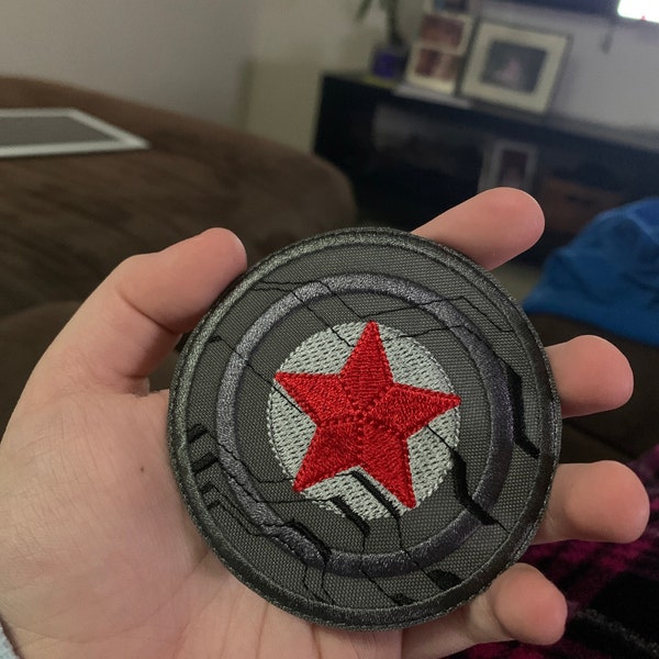 Winter Solider, Bucky Barnes, Arm Emblem Iron-on Embroidered Patch ...
