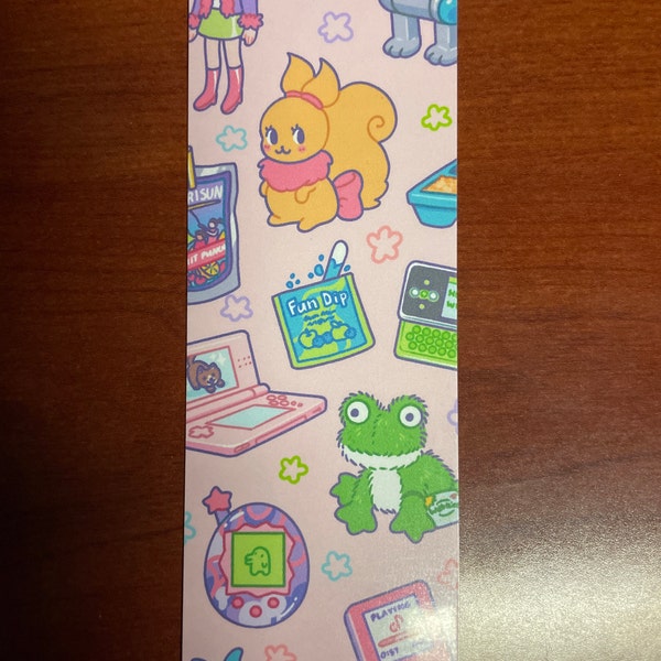 2000s Nostalgia Bookmark | Y2K Bookmark | Book Lover Gift - Etsy