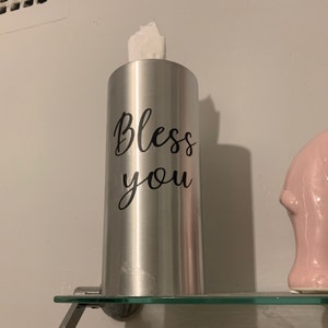 Bless You Decal / Bless You Tissue Box Sticker / Bless You Tissue Box ...