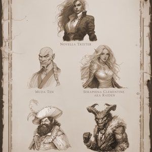 Tavern Female Npcs Illustrations Green Skin/white Hair, Original Design ...