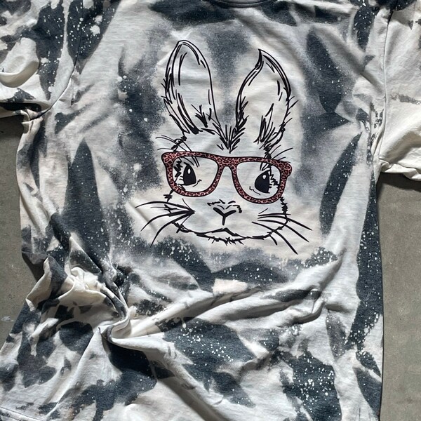 Easter Bunny With Glasses, Bunny With Glasses, Bunny With Glasses Svg ...