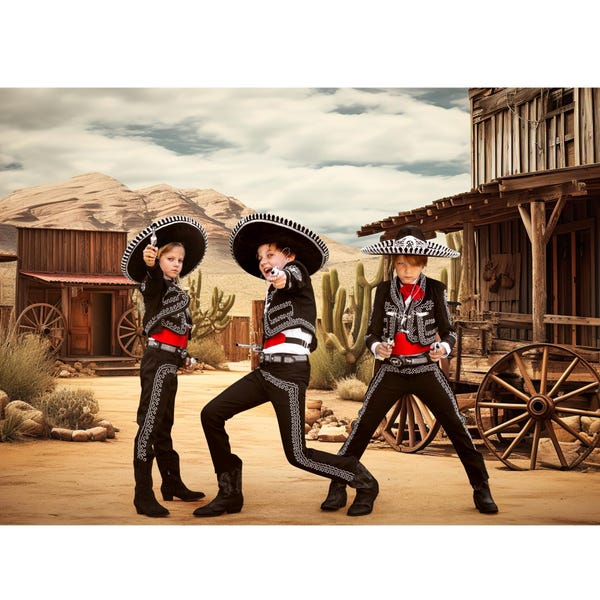 Authentic Handcrafted Kids Charro Outfit - Traditional Mexican Suit - Etsy