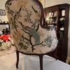 Ballard Designs WILLA PARCHMENT Exotic Bird Floral 100% Linen Drapery ...