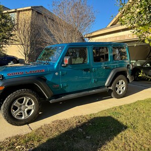 Custom Black Lettering Sticker Decal for Hood With an Outline Set of 2 ...