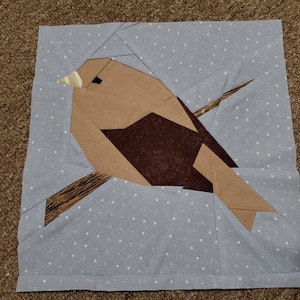 Barn Quilt Block, Paper Pieced Quilt Pattern, PDF Pattern, Instant ...