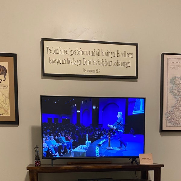 Christian Sign / Bible Verse / Christian Wall Art / Above Door Sign ...