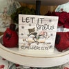 Winter Christmas Sign / Let It Snow Somewhere Else / Funny Winter Snow ...