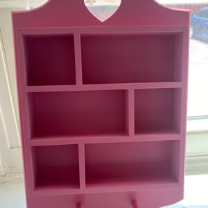 Rosy Pink Shadow Box, Nursery Wall Decor, Girls Room Accent, Pretty ...