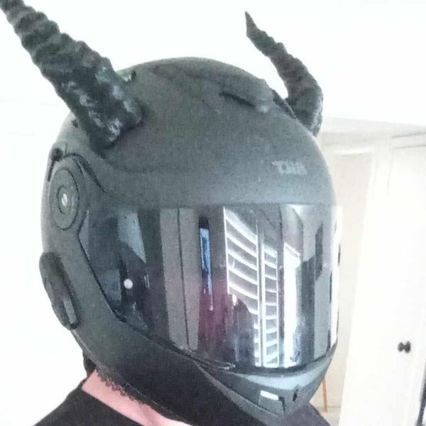 Motorcycle Helmet Accessory Demon Horns - Etsy