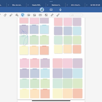 Pastel Digital Paper, Multi-colored, College Ruled, Lined Paper ...