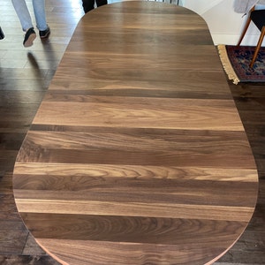 Custom Dining Table, Raw Edge Table on Fluted Pedestal Base, Live Edge ...