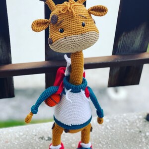 Crochet Pattern Cute Giraffe Melvin Doll PDF - Etsy