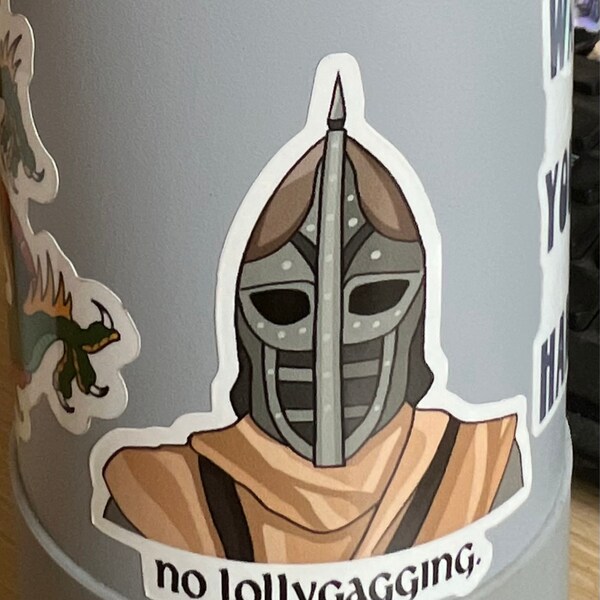 Skyrim Guard Stickers! - Cute, Gaming, Stickers, Gamer, Geeky, Nerdy ...