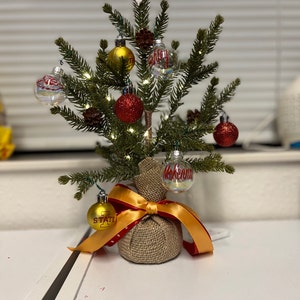 TCU Mini Christmas Tree - Etsy